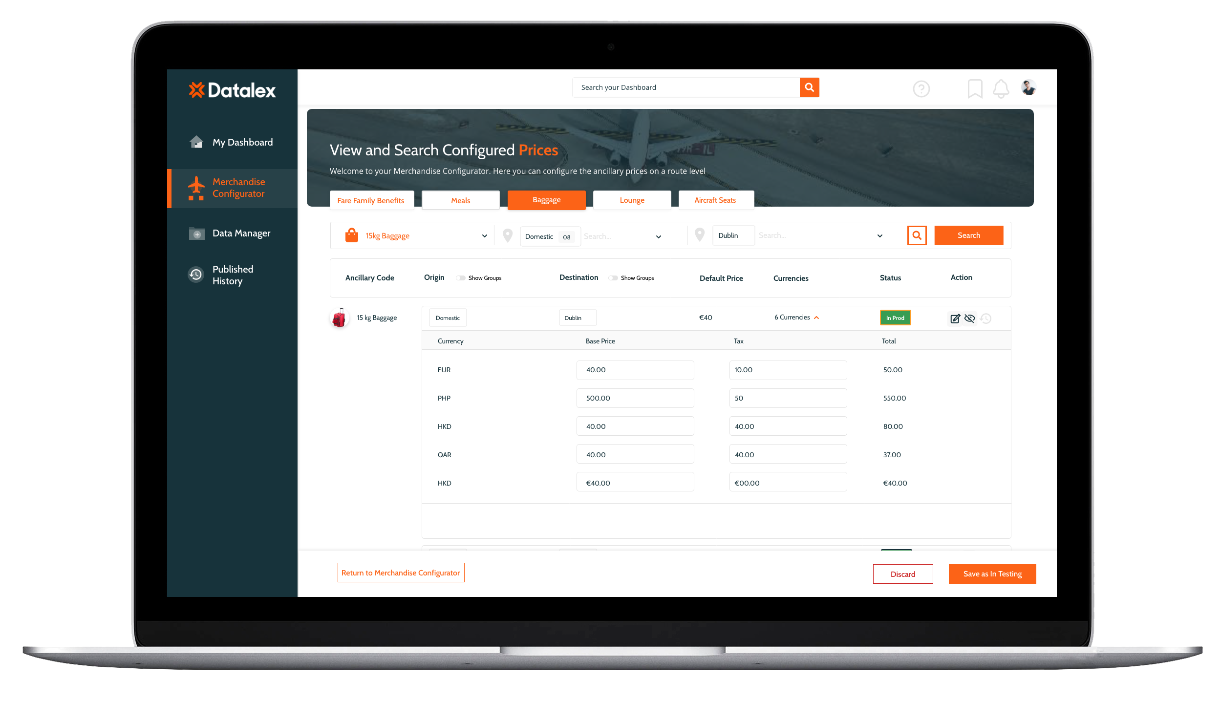Generate Millions in Ancillary Revenue with Datalex Merchandiser