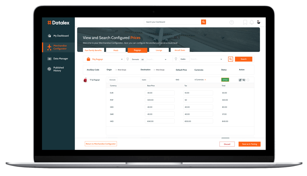 Generate Millions in Ancillary Revenue with Datalex Merchandiser